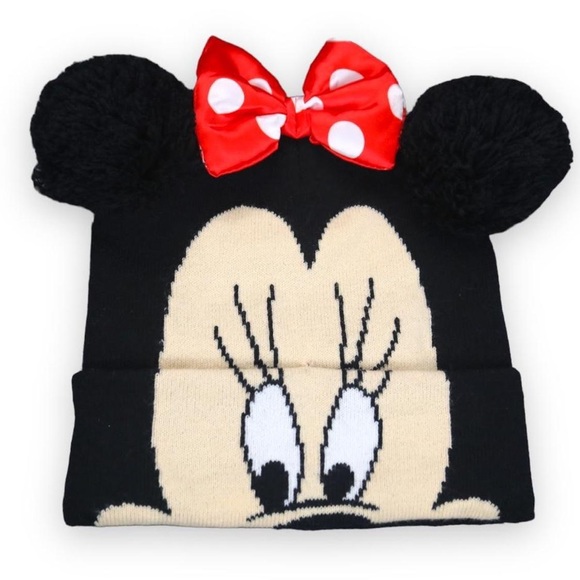 Disney | Accessories | Vintage Y2k Minnie Mouse Disney Beanie | Poshmark